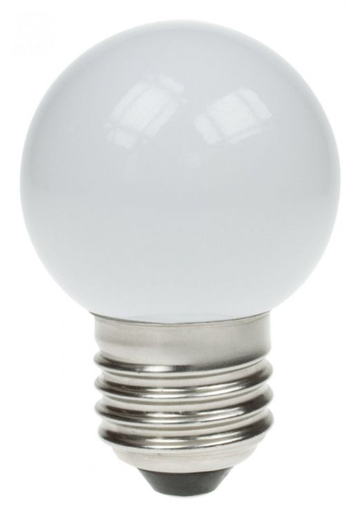 GOLF/LED/ES/RGB: 0.5w LED Golf Ball Festoon Light, E27, RGB