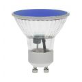 GU10/LED/1.8W/BLUE: 1.8w LED GU10 Bulb, Blue, Non Dimmable