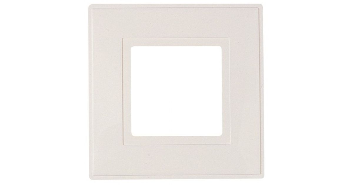 8804: 1 Gang Finger Plate, White : Lyvia Electrical