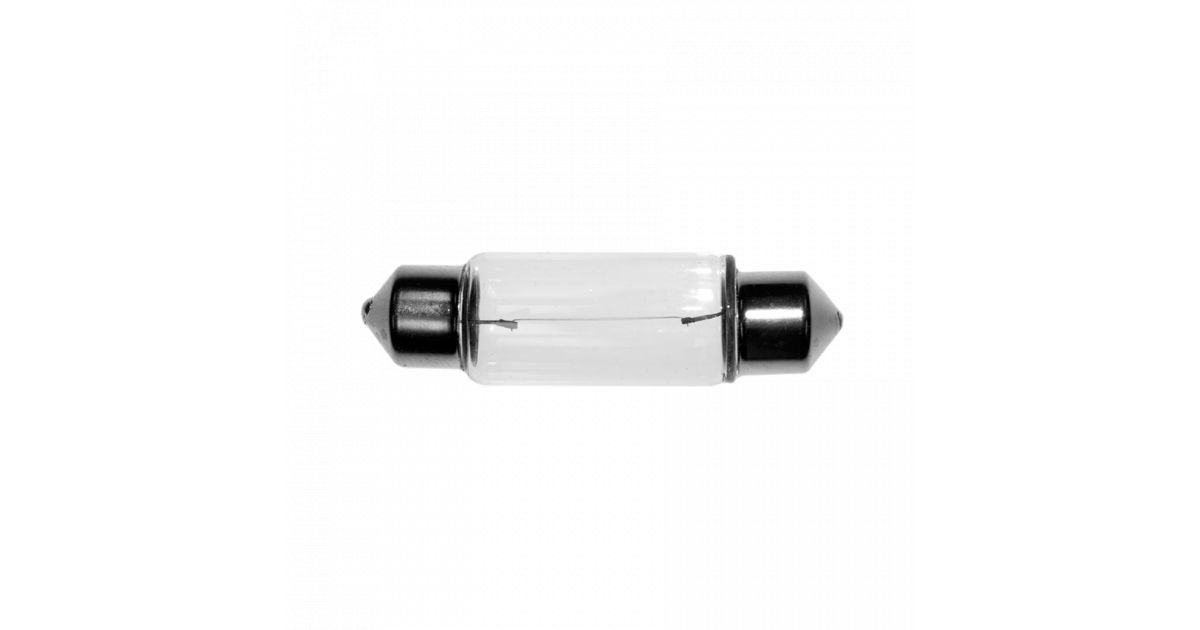 783931100: 10w 12v Festoon Light Bulb, 39x11, Miniature