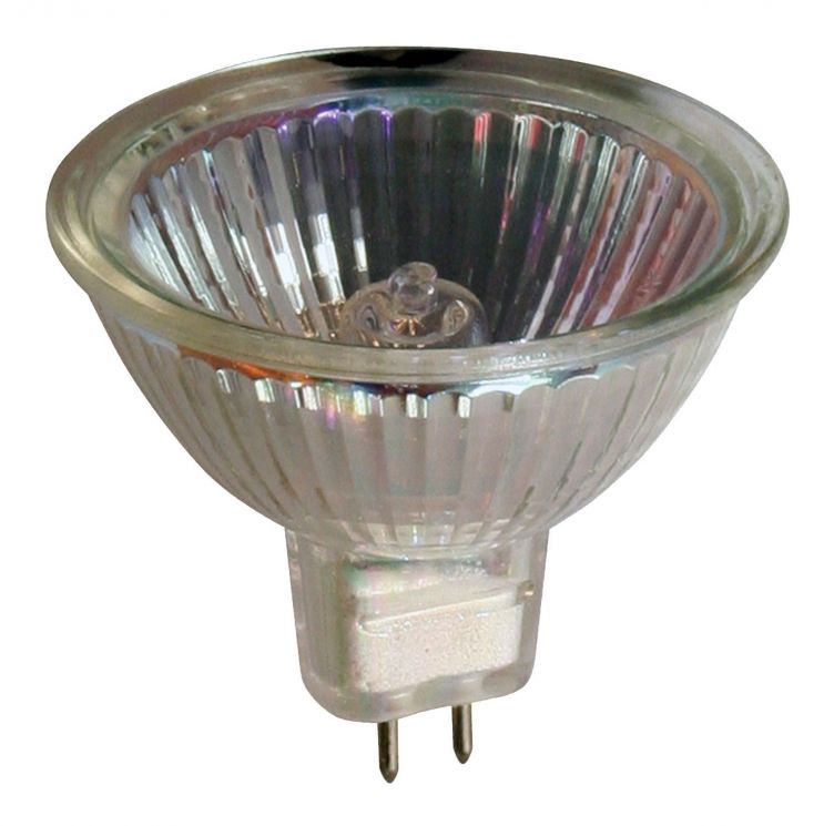 44860WFL: 12v 20w Halogen MR16 GU5.3 Spot Bulb, 2800K