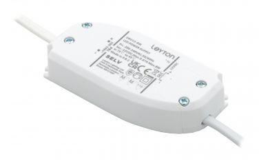 DRV12-8W-TOP6-UK: 12v, 8w LED Driver, TOP Output, Fitted