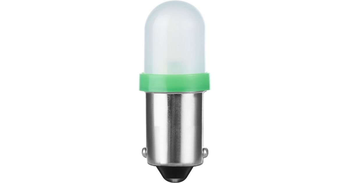 092766603: 130v 5mA Pygmy Bulb, Ba9s, non dimmable, green