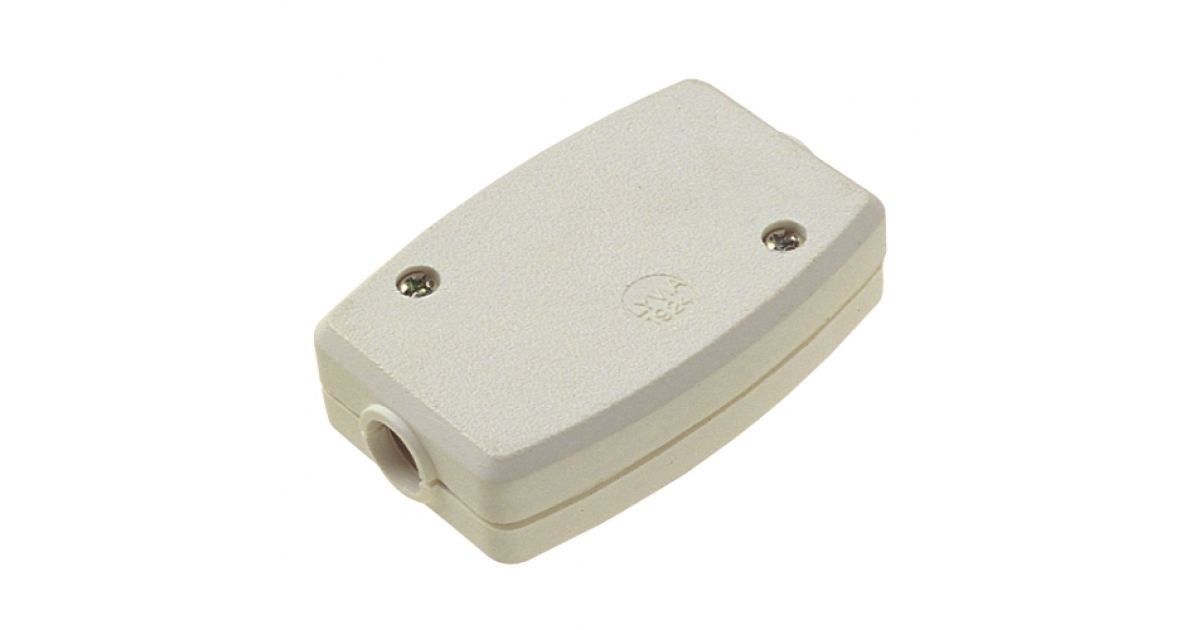 1924: 13A 3 Terminal Fixed Connector, White - from £1.66