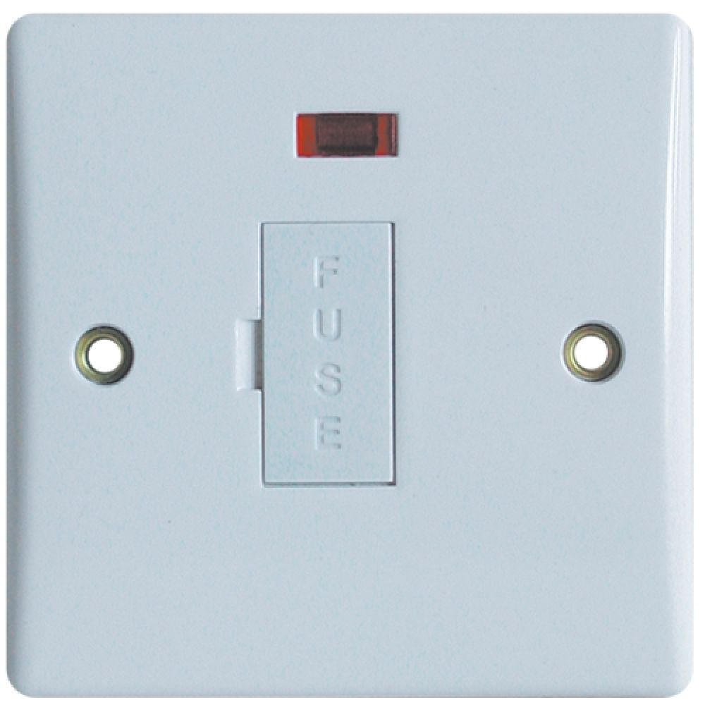 3465: 13A Fused Spur, Unswitched, Neon : Dencon Accessories