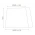L515/14 BR: 14" Bracken Brown Lampshade, Linen, Trapezium
