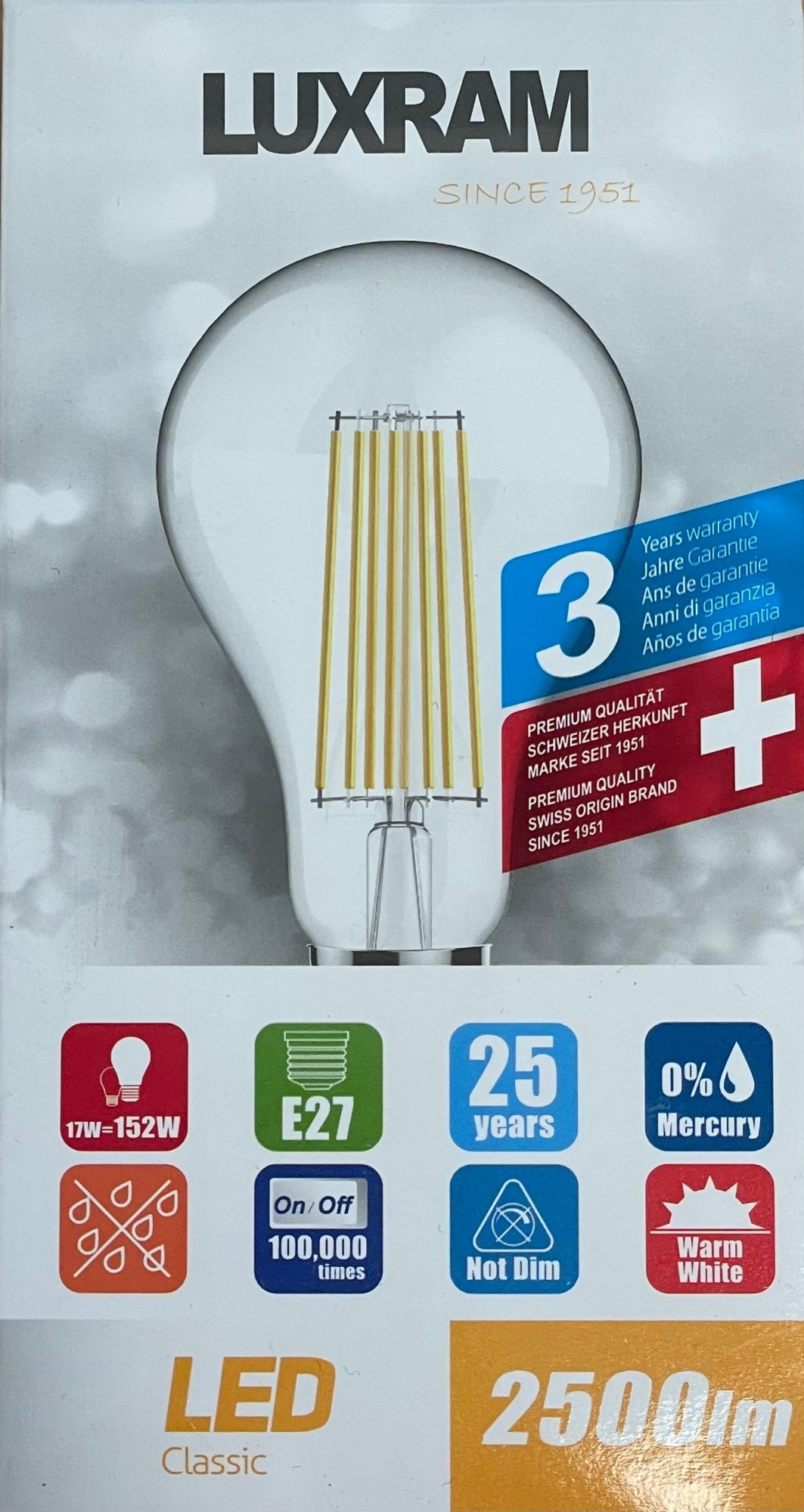 Clearance: 1900501: 17w LED High Output GLS, Non Dimmable