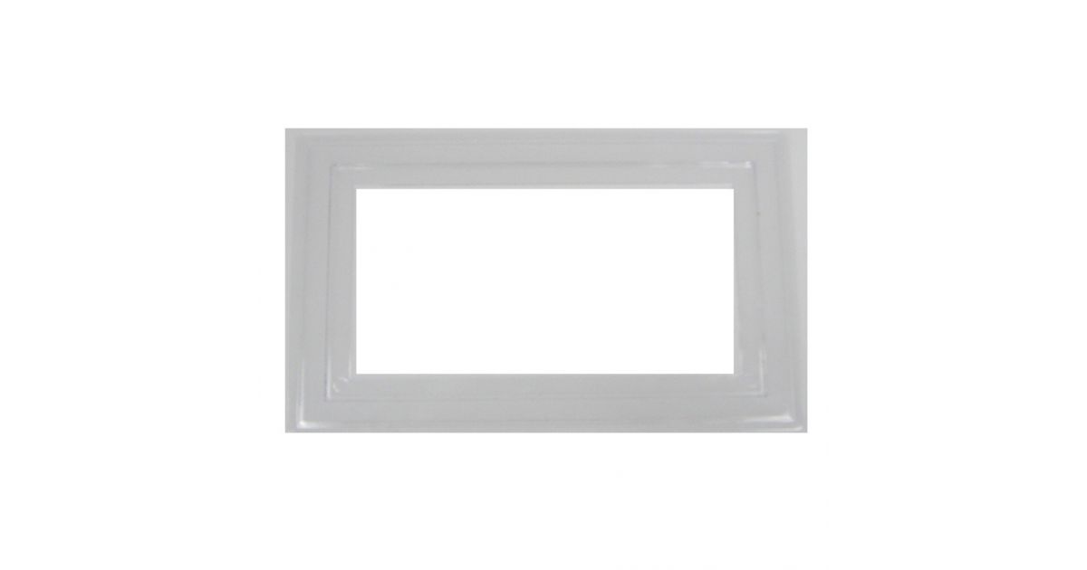 8805: 2 Gang Finger Plate, Clear : Lyvia Electrical