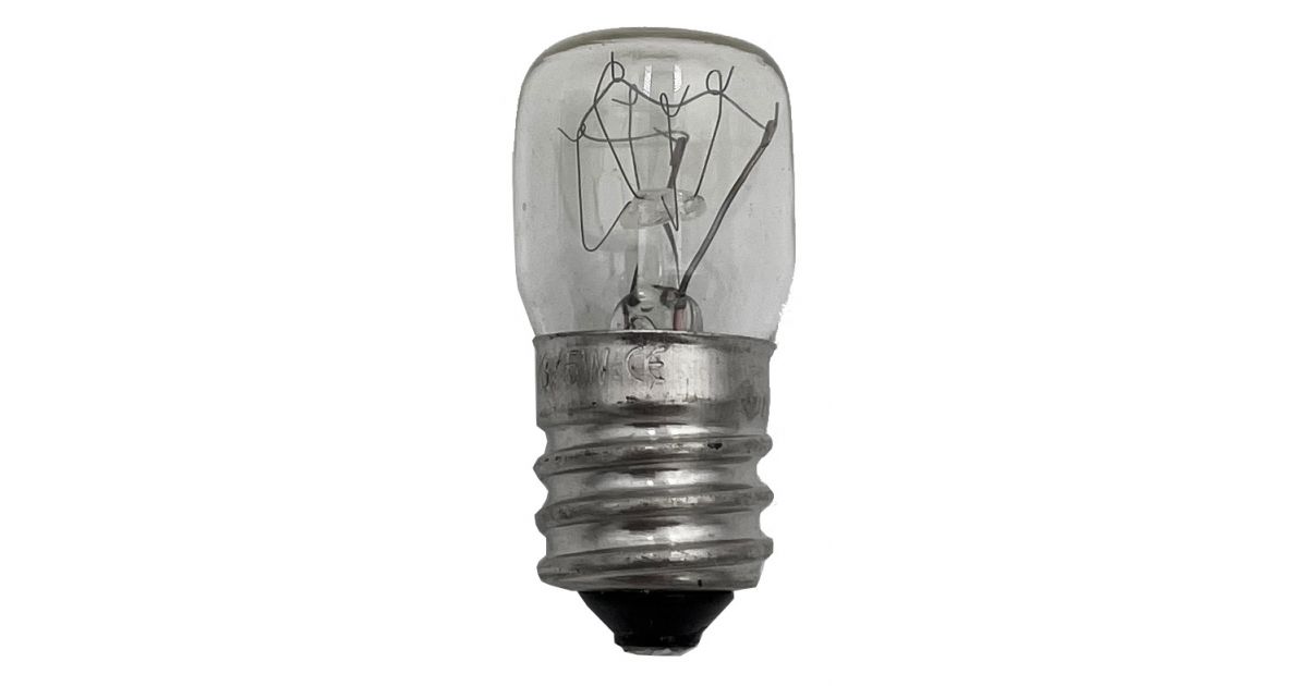 143580400: 240v 3w E14 Pygmy bulb, 40mm x 16mm, 35x16, SES