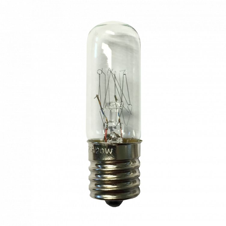 175771600: 220v 20w E17 Screw Cap Microwave Tubular