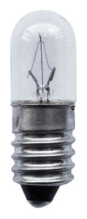 3w 220v MES Pygmy Small Light Bulb, 28mm x 10mm, E10, 13mA