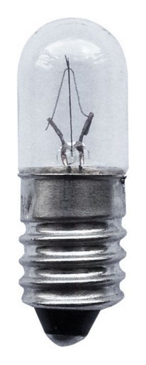 3w 220v MES Pygmy Small Light Bulb, 28mm x 10mm, E10, 13mA