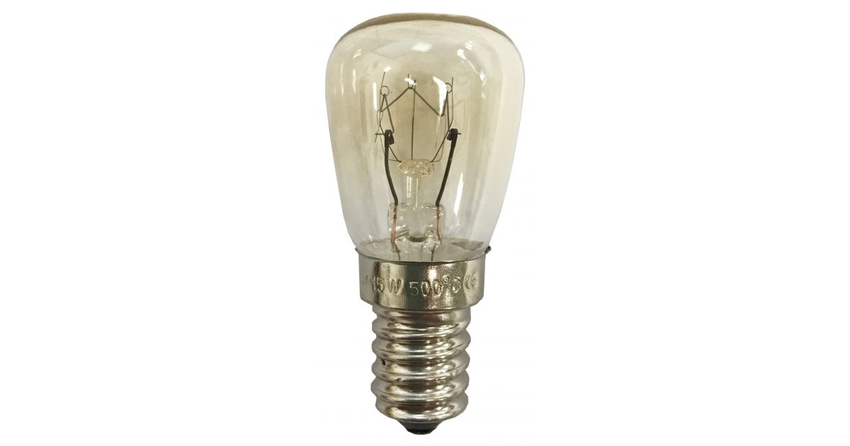 651857155: 235v 15w pizza oven light bulb, 500 degrees, SES, E14, small ...