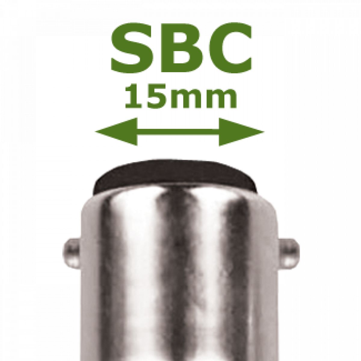 240v 10w Pygmy Light Bulb, SBC Small Bayonet Cap, B15, 45mm