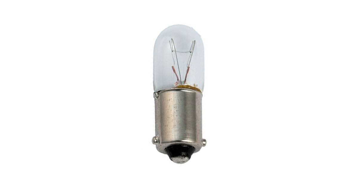 Single Ba9s 24v 50mA 1.2w Miniature Pygmy Incandescent Light