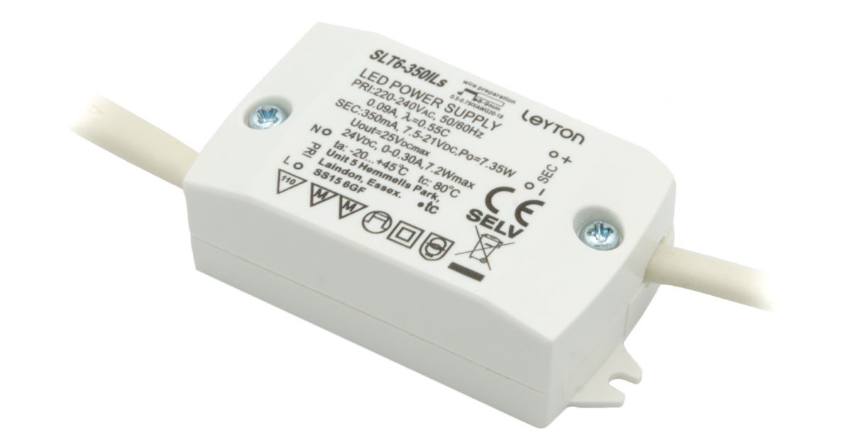 DRV24-6W-JB4: 24v, 6w LED Driver, JB Output Socket