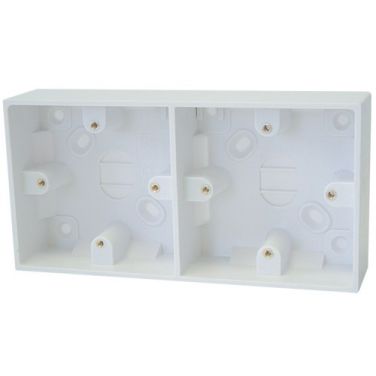 Clearance: 8886: 30mm Dual Pattress Box : Lyvia Electrical