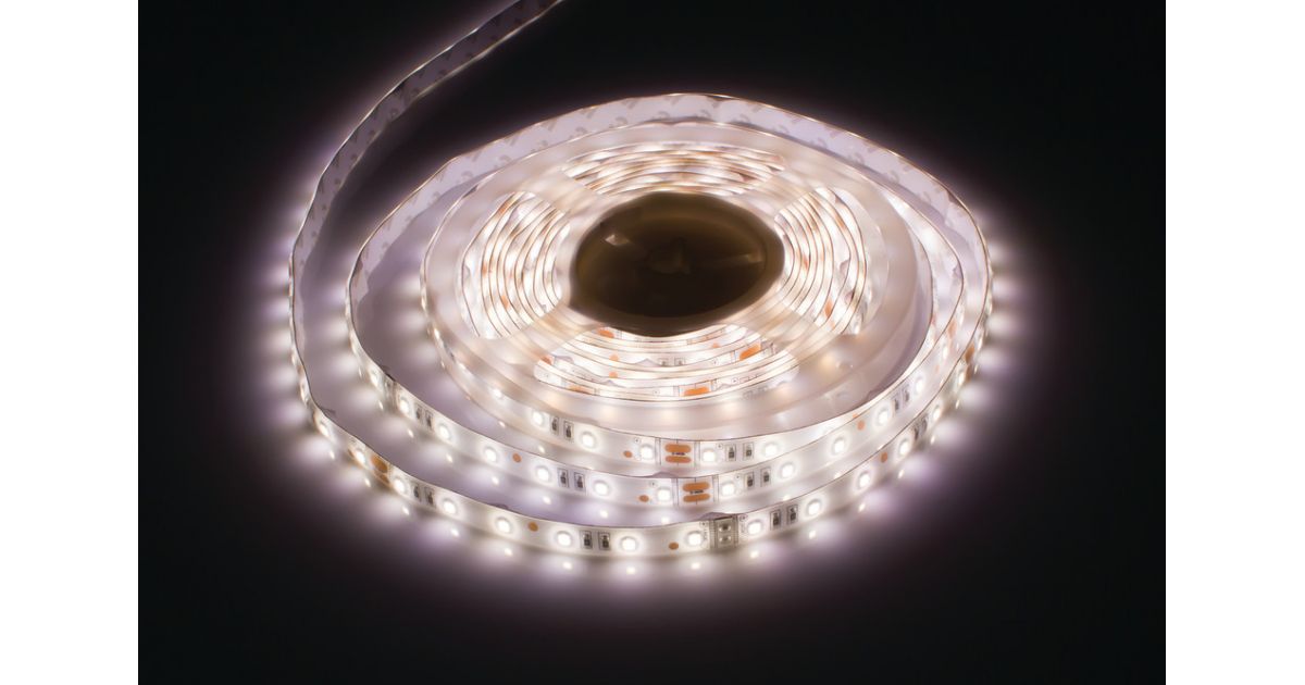 ILSTWHIB025E: 3528 SMD 24v 12mm LED Tape, 5m Reel, 4000K