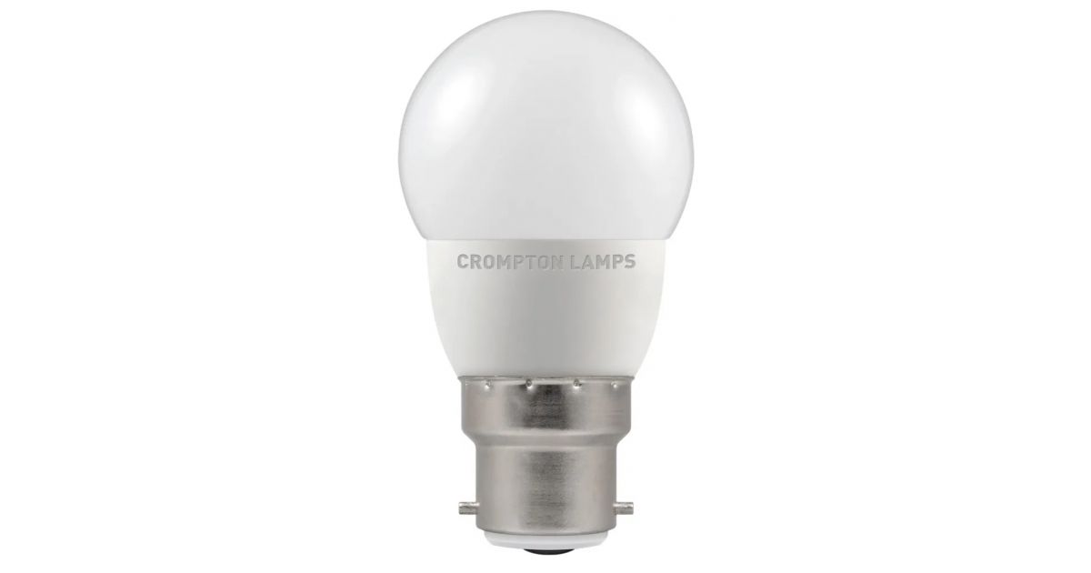 9301: 5.5w LED Pearl Golfball Light Bulb, Dimmable, 2700K