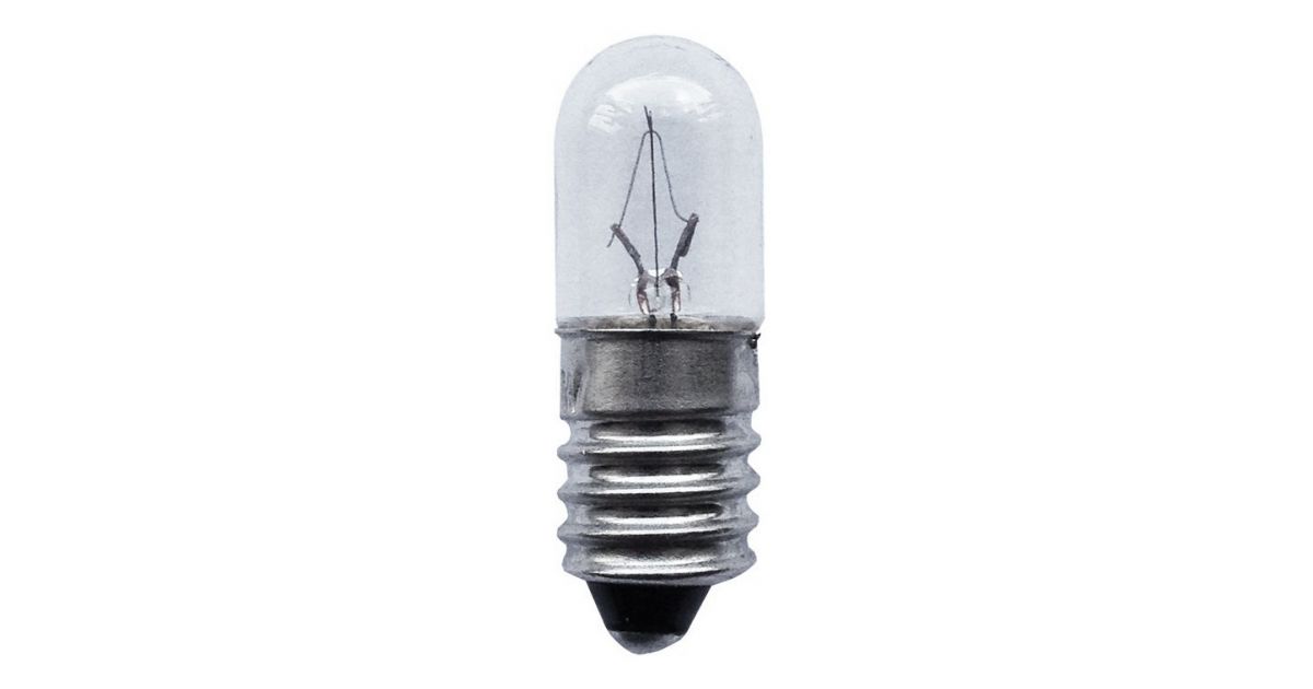 102857100: 60v 4w Tungsten Pygmy Bulb, E10, Dimmable, Clear