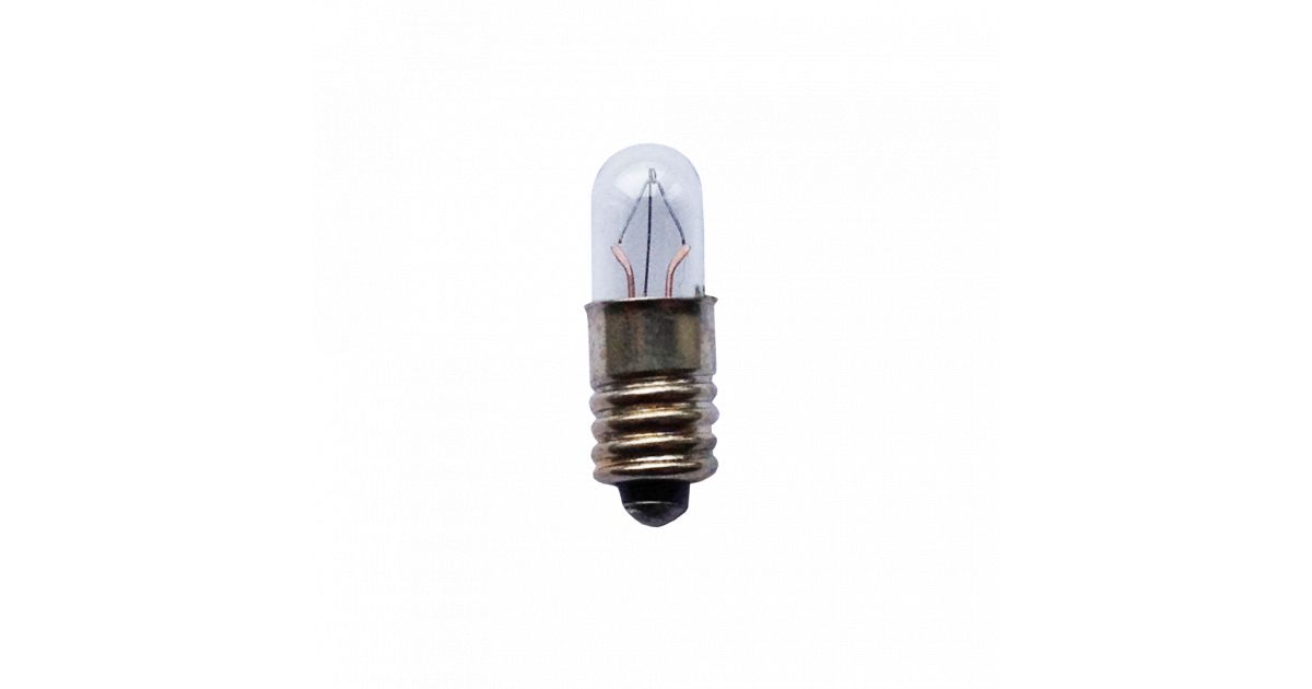E5/8 T1 3/4 0.6w 6v 100mA C-2R miniature light bulb, 5.7mm x