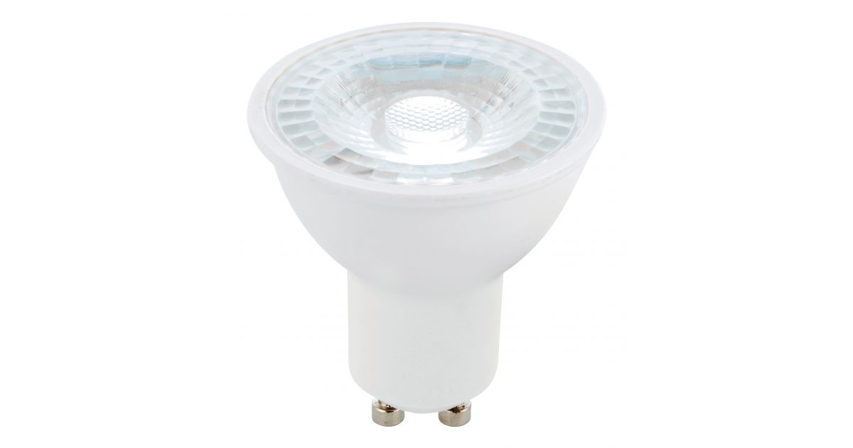 78861: 6w SMD LED GU10 Bulb, 6000K, Non Dimmable, 435lm, 38°