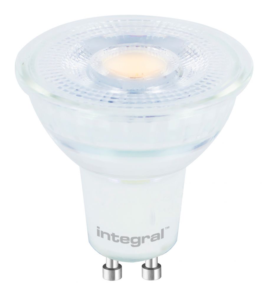 6w GU10 LED spot bulb (2700k, glass, dimmable, 400lm =50w) ILGU10DC086 ...