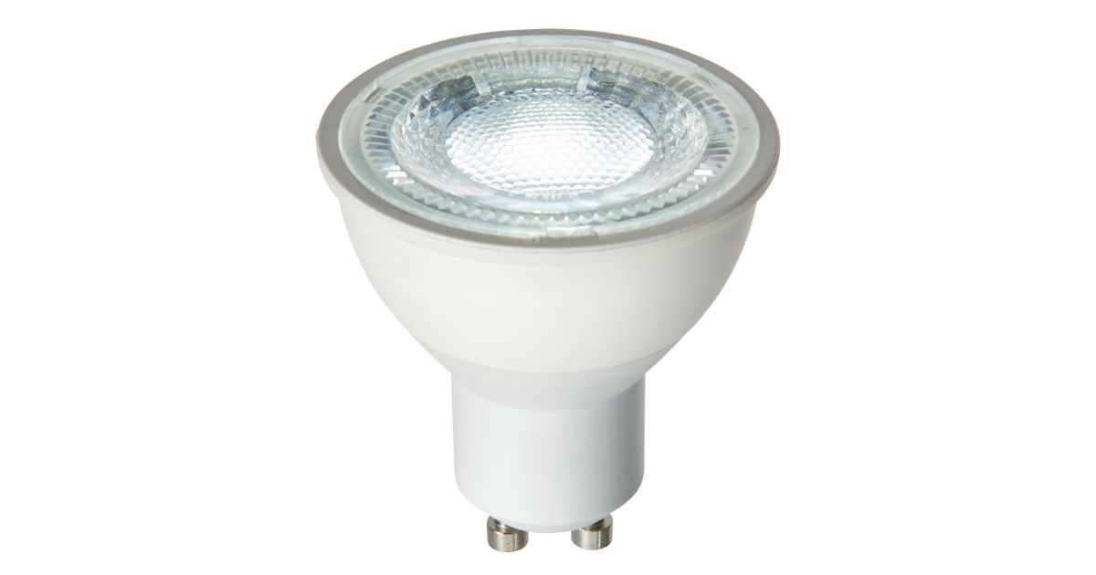 74045: 7w SMD LED GU10 Bulb, 6000K, non dimmable, 680lm