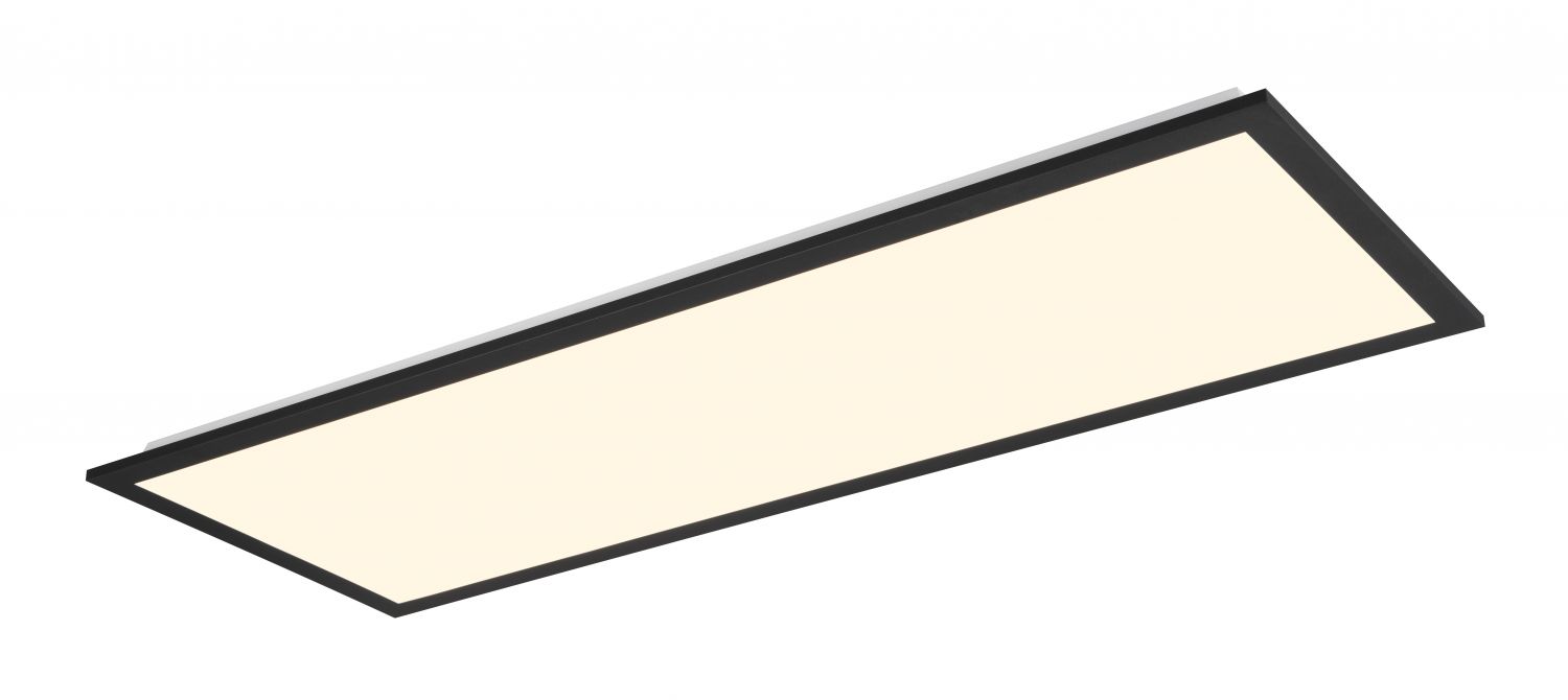 R67668032: 800 x 300 Beta LED Panel Light, Matt Black : Trio