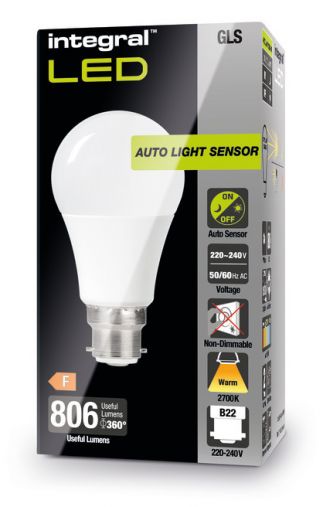 ILGLSB22SC042: 9.5w LED Dusk Till Dawn Sensor Light Bulb