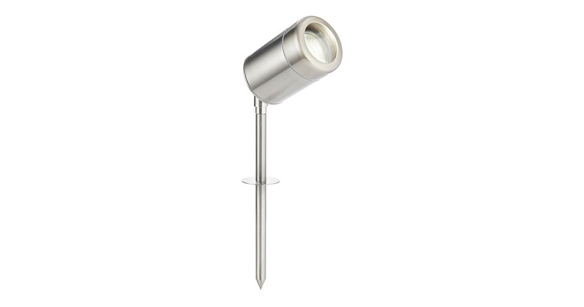 14018: Atlantis Spike Spot Light, IP65, Brushed Stainless