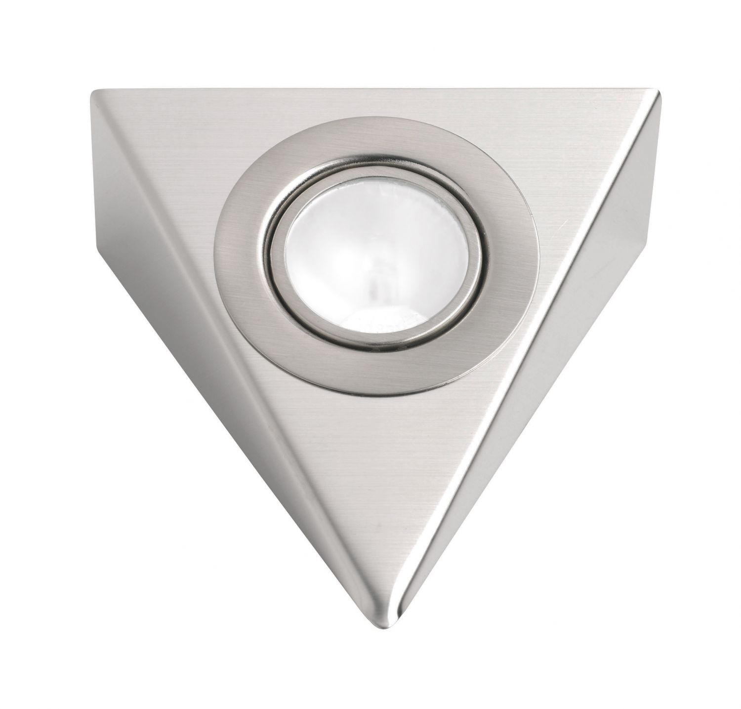 TRSS: 12v, 20w, Halogen Triangle Cabinet Light, Stainless