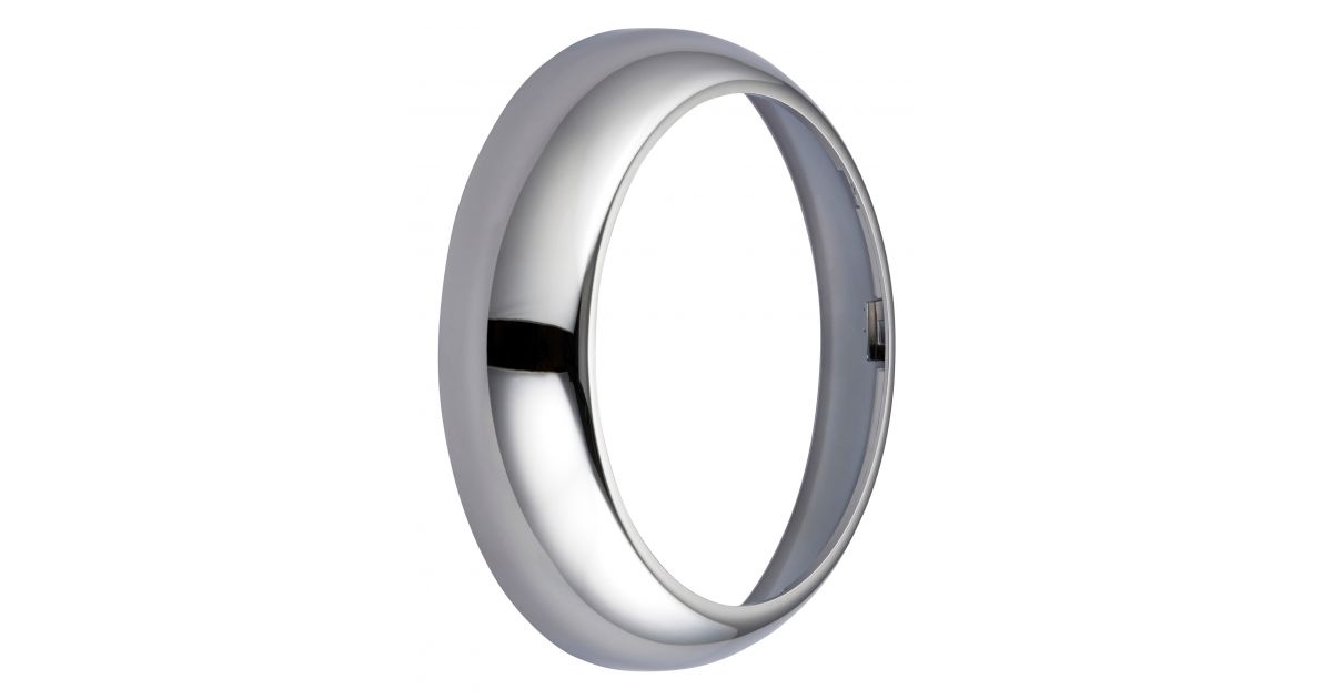 107144: Bezel for HeroPro Mini bulkhead, chrome : Saxby