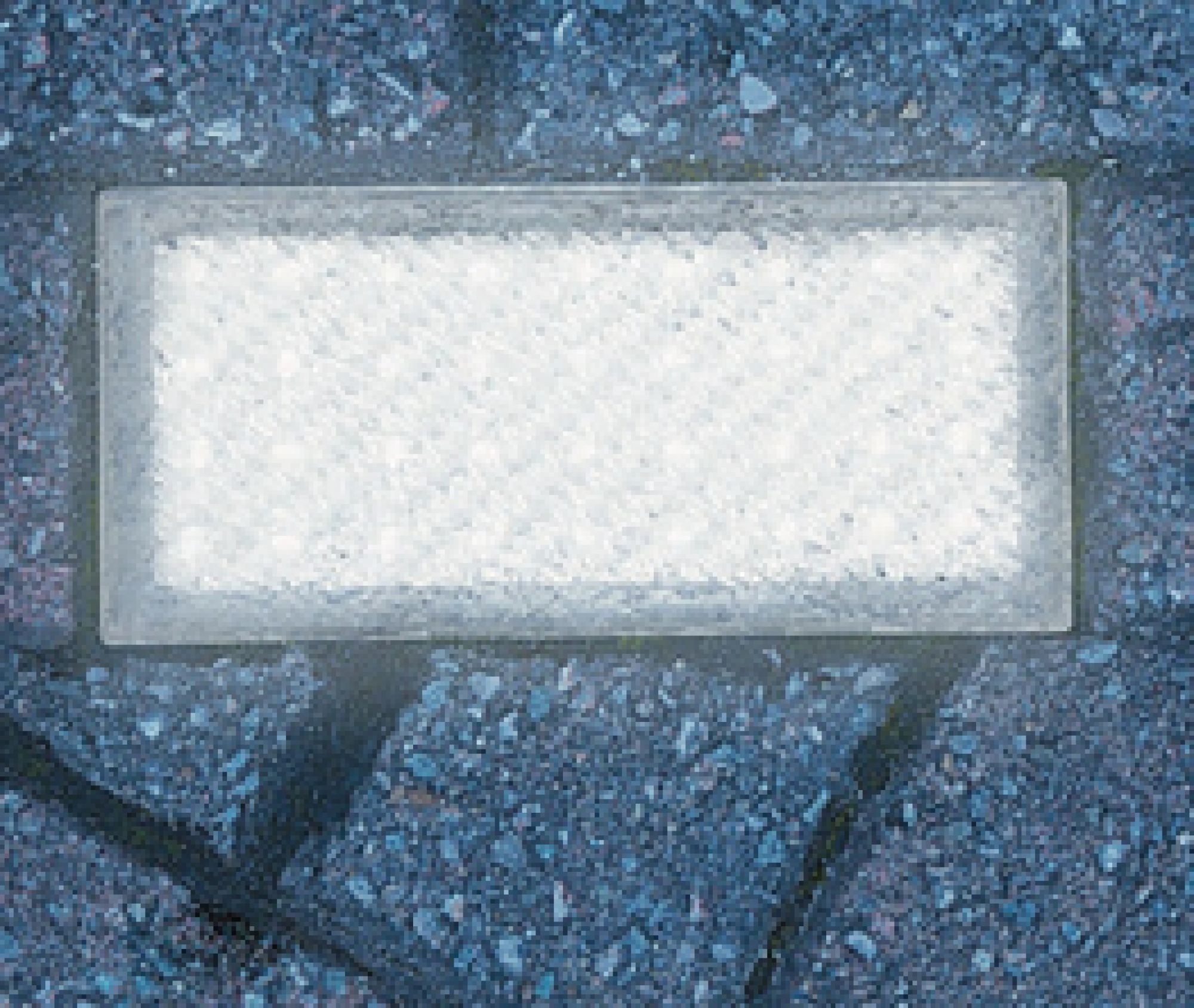 9915WH: Briks LED Walkover Light, clear, IP68, rectangular