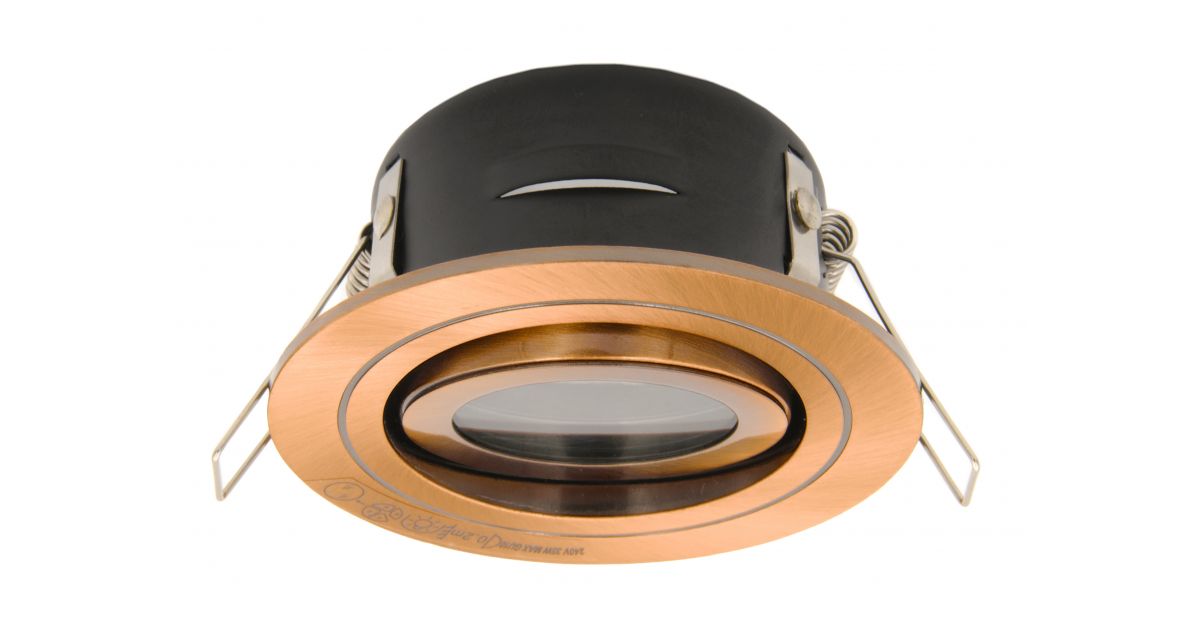 SPA-30841-BRCOP: Cali Tilt Downlight, IP65, Brushed Copper