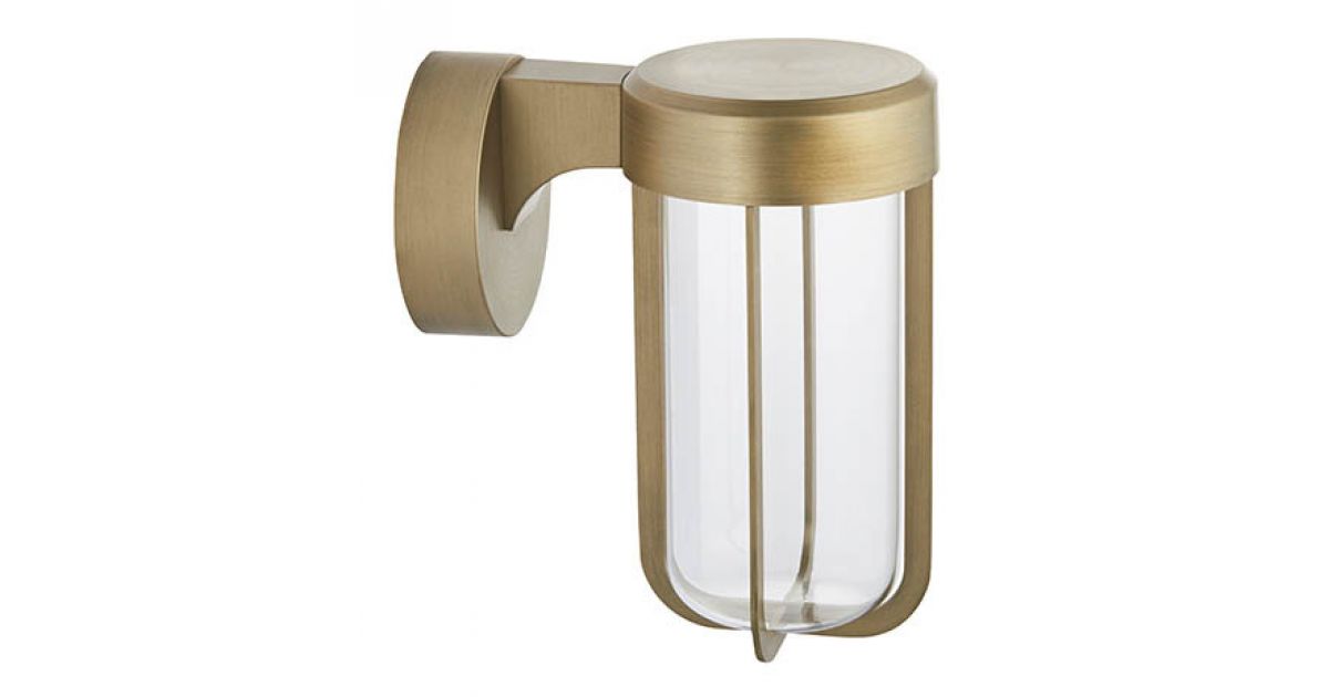 92856: Cawston LED Wall Light, Brushed Gold Paint, IP44