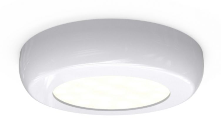 4L1/1200: Circular 2w LED Surface Mount Light, White, 3000K