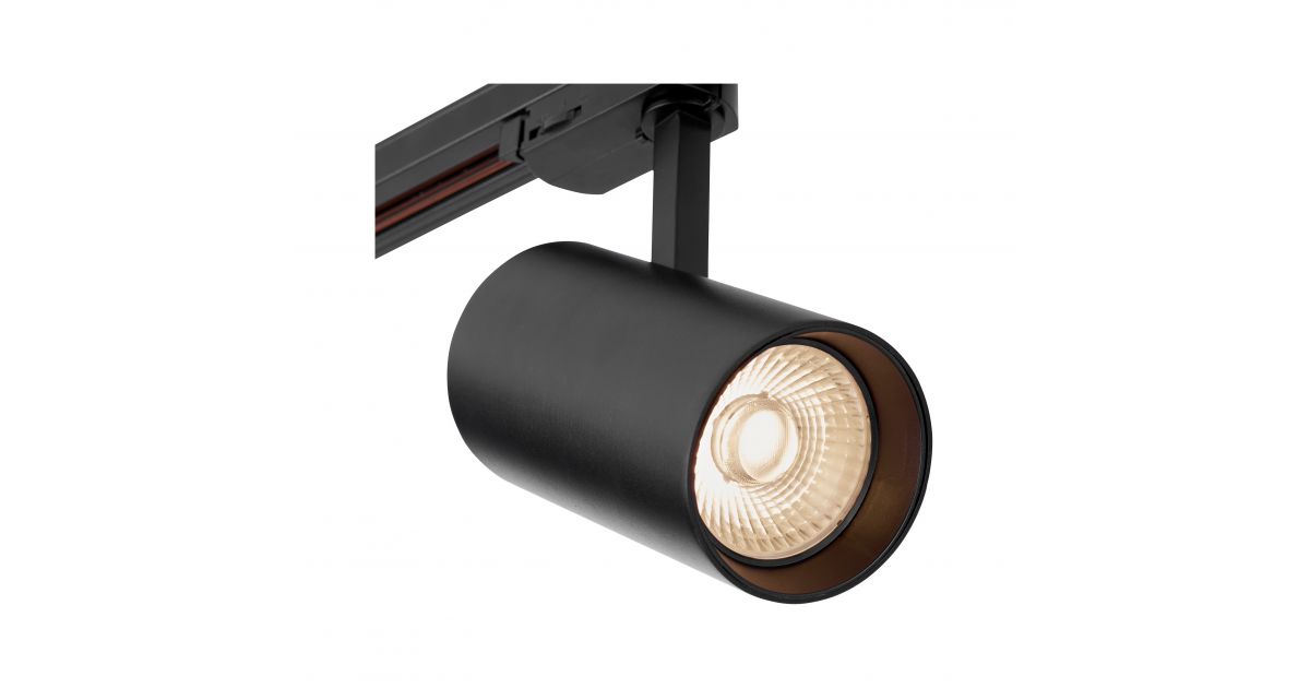 101637: ColtLED Track Spotlight Head, Matt Black, 34w