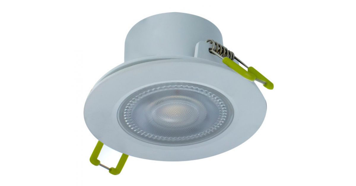 ILDL68G002: Compact Eco LED Fixed Downlight, Matt White