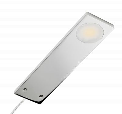CORAL: 12v 3w LED Cob Under Cupboard Light IP44, Chrome