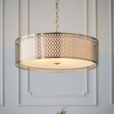 101569: Cordero 3 Light, Gold, Pendant : Endon
