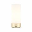 69520: Dara Touch Table Light, Brushed Brass, Matt Opal