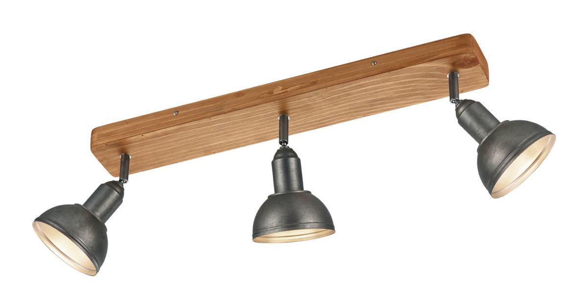803400367: Delhi 3 Spot Bar Light, Antique Nickel : Trio