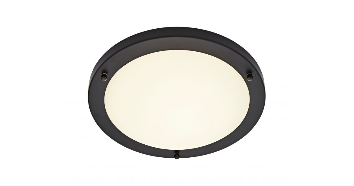 SPA-34050-SBLK: Delphi Light, IP44, Matt Black, 310mm : Spa