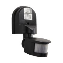 ZN-25151-BLK: Dion PIR Sensor, IP44, Black, 12m Max, 180*