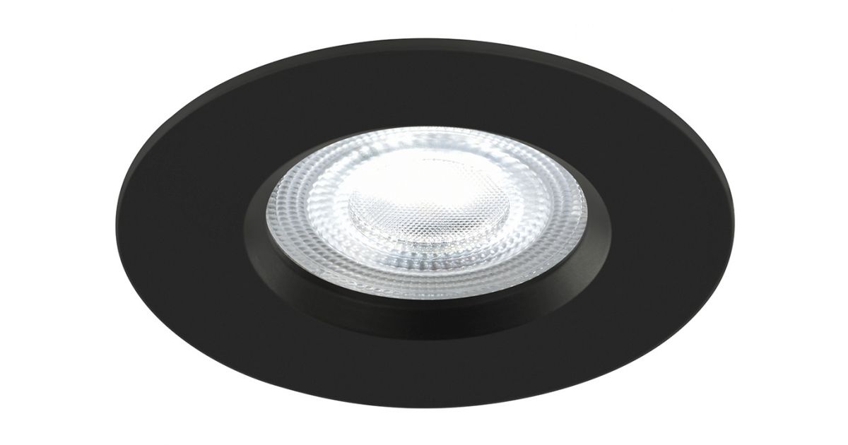 2210500003: Don LED Downlight, IP65, Black, RGB, Smart, Pack