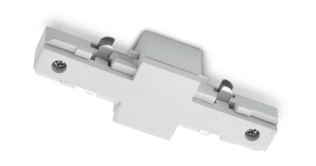 702131: DuoLine Track Inline Connector, Matt White : Trio