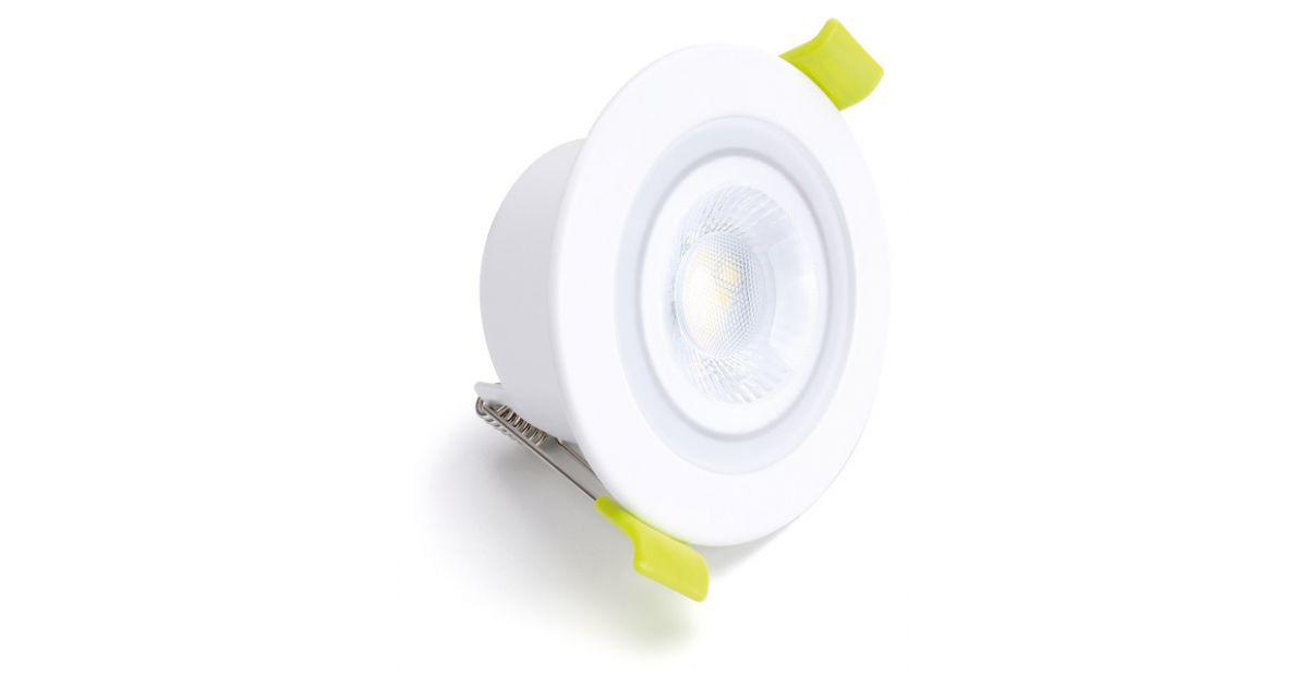 ILDLFR65M014: EcoGuard 5w LED Downlight, Matt White