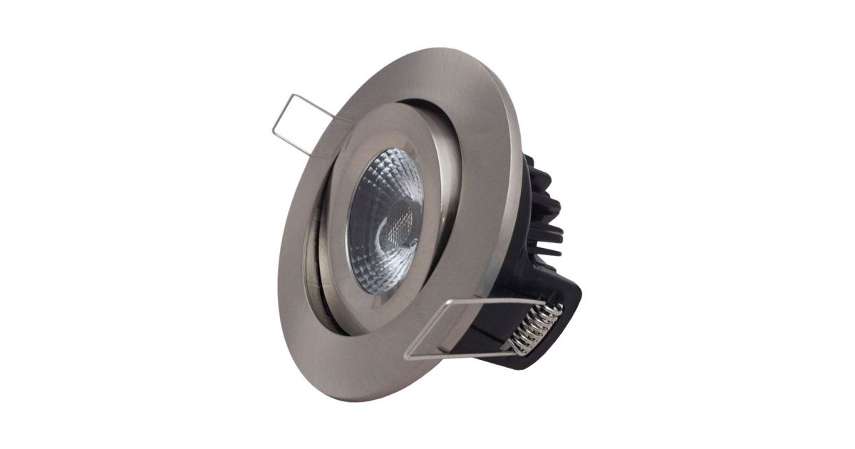 ELAN-T-4K-BN: Elan Dimmable LED Downlight, Tilt, IP20