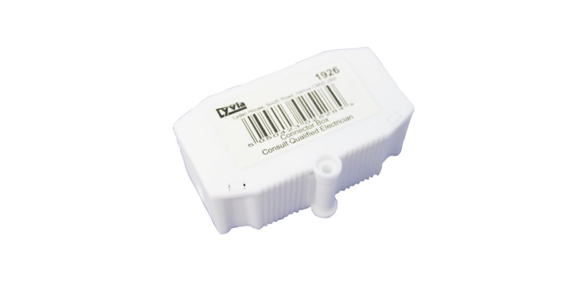 1926W: Electrical Connector Box 3 Pole, White - from £1.16